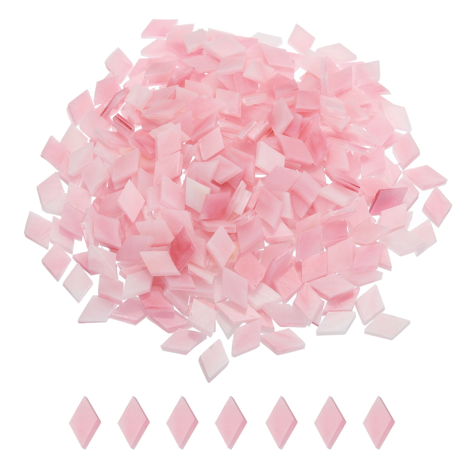 200g Mosaic Tiles Rhombus Shape Glass Mosaic Tiles Stained Mosaic Glass ...