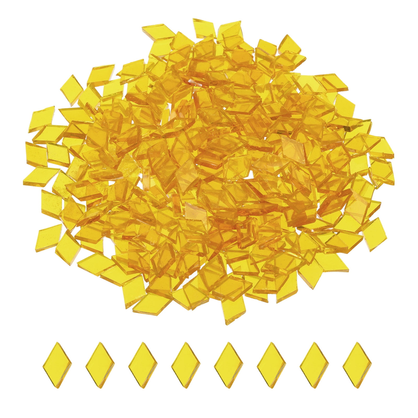 200g Mosaic Tiles Rhombus Shape Glass Mosaic Tiles Stained Mosaic Glass ...