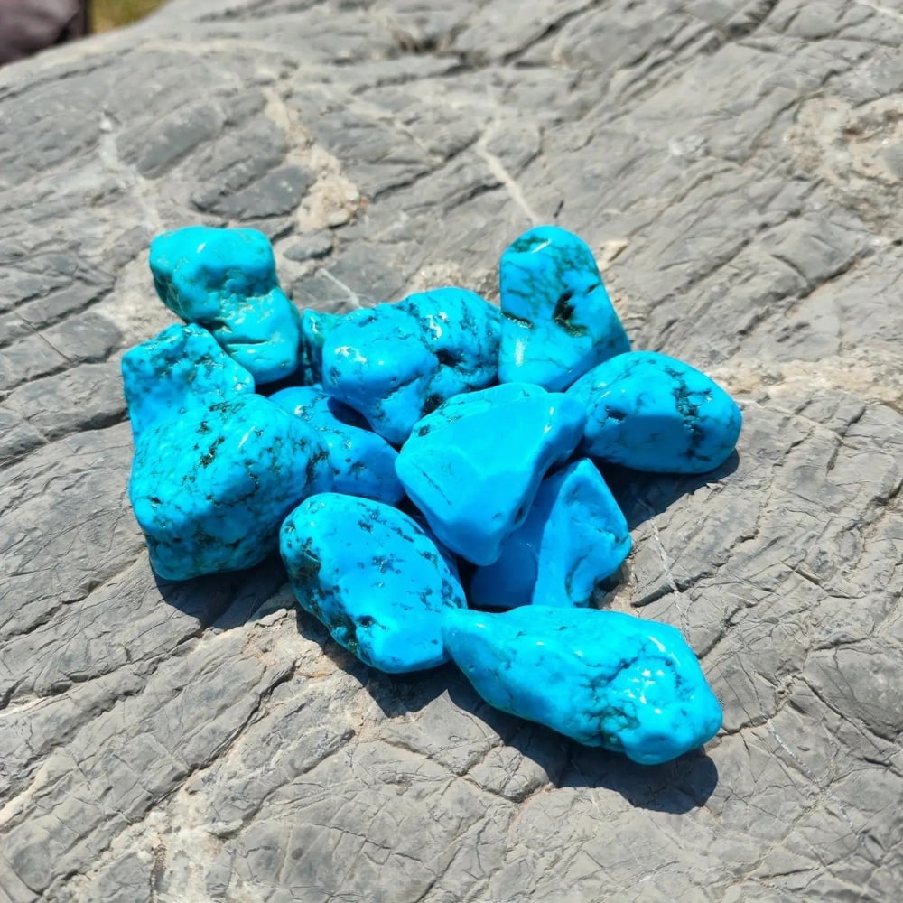 200g Natural Turquoise Rough Mineral Chunks | Untreated & Unpolished ...
