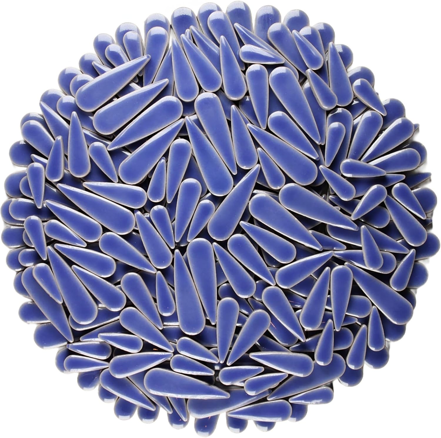 200g Petal Droplet Shaped Ceramic Mosaic Tiles for Crafts, Vibrant ...