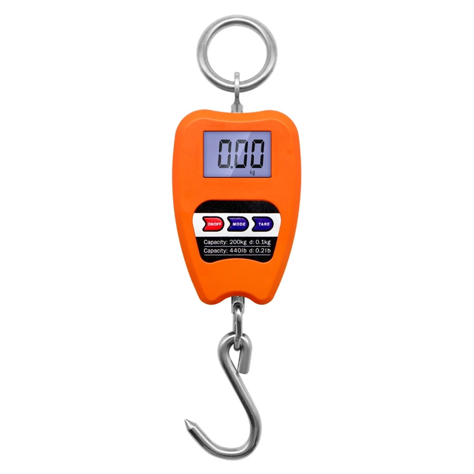 200kg/440lb Crane Scale Digital Industrial Hanging Scale Heavy Duty ...