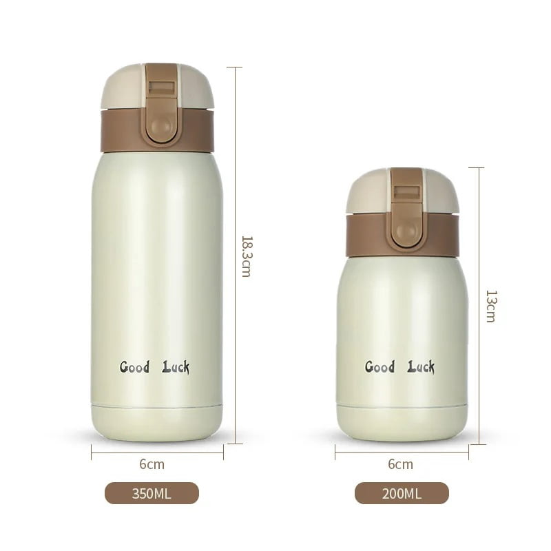 200ml/350ml Cute Candy Mini Thermos Cup Kids Cartoon Hot Water Bottle ...
