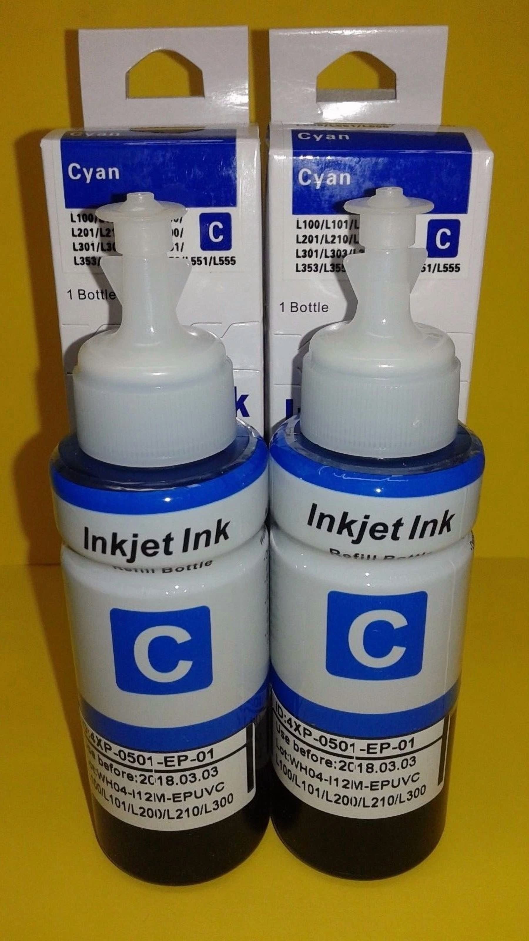 200ml Bulk Refill Ink Cyan for Epson Compatible L800 L801 L220 L310 ...