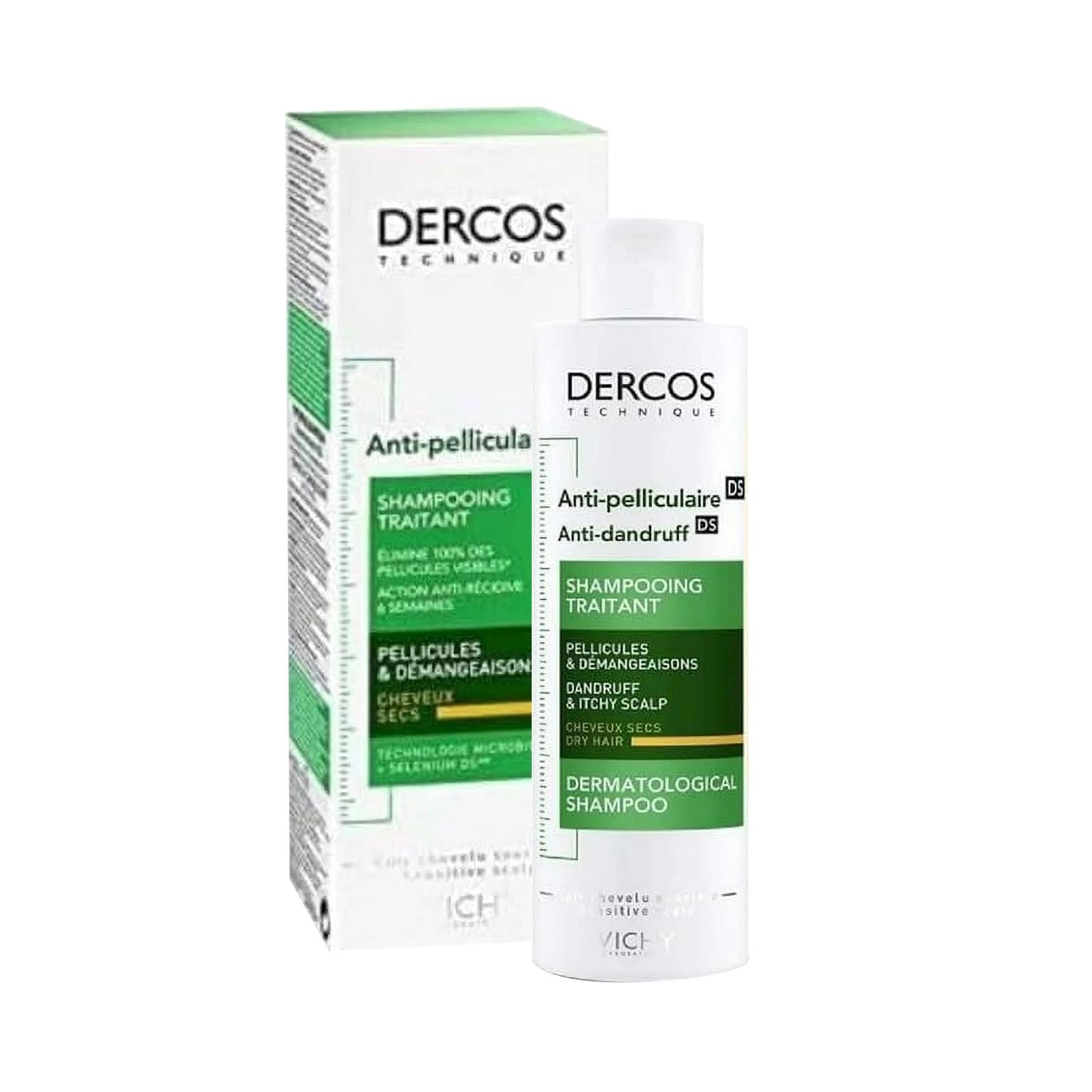 200ml Dercos Selenium Sulfide Anti Shampoo & Recurring & Itchy Scalp ...