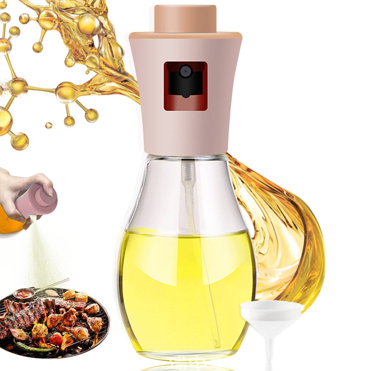 200ml Glass Olive Oil Sprayer Mister, Cooking Oil Sprayer, Oil Spray ...