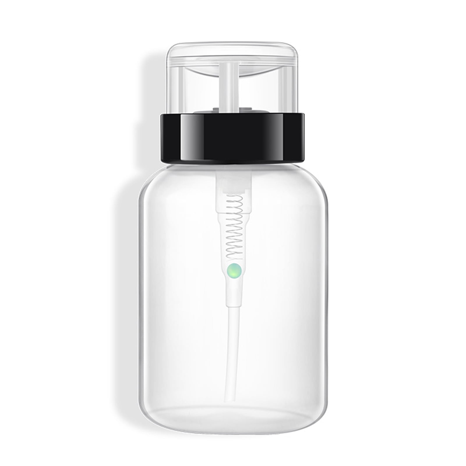 200ml Push Down Dispenser Nail Polish Remover Pump Empty Bottle ...