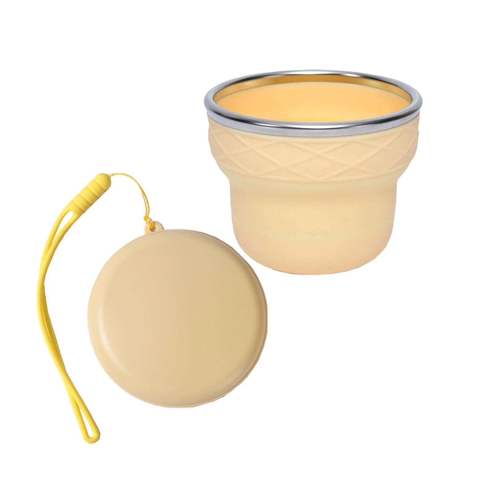 200ml Silicone Water Cup Portable Folding Water Cup Travel Camping ...