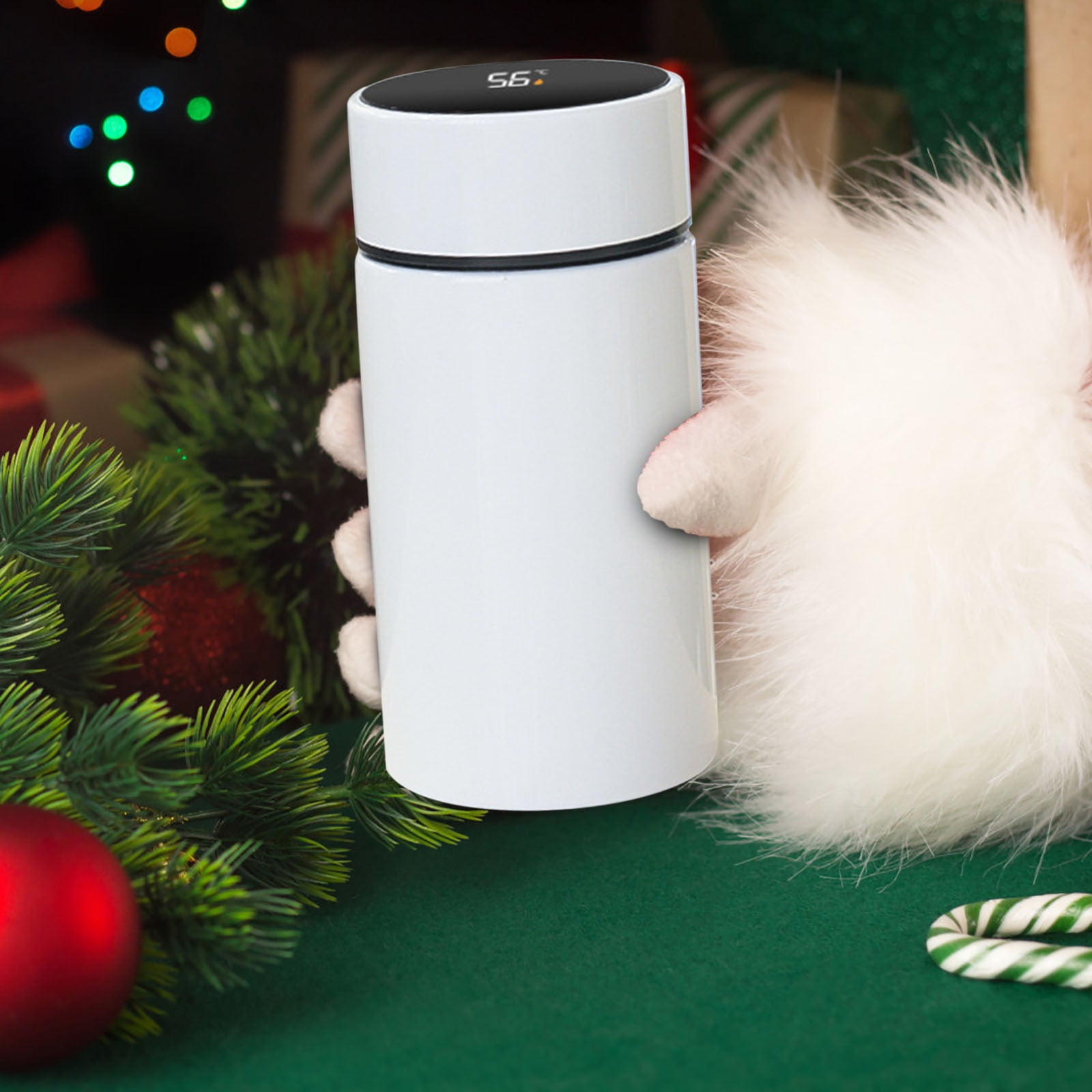 200ml Stainless Steel Insulated Cup with Smart Temperature Display ...