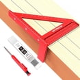 200mm 3D Multi-Angle Measuring Square Ruler, WT103D High Precision Hole ...
