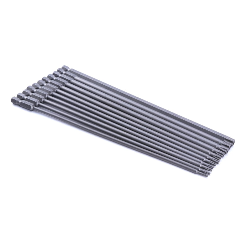 200mm/7.9" Long Torx Head Screwdriver Bit Set Magnetic Tamper Proof ...