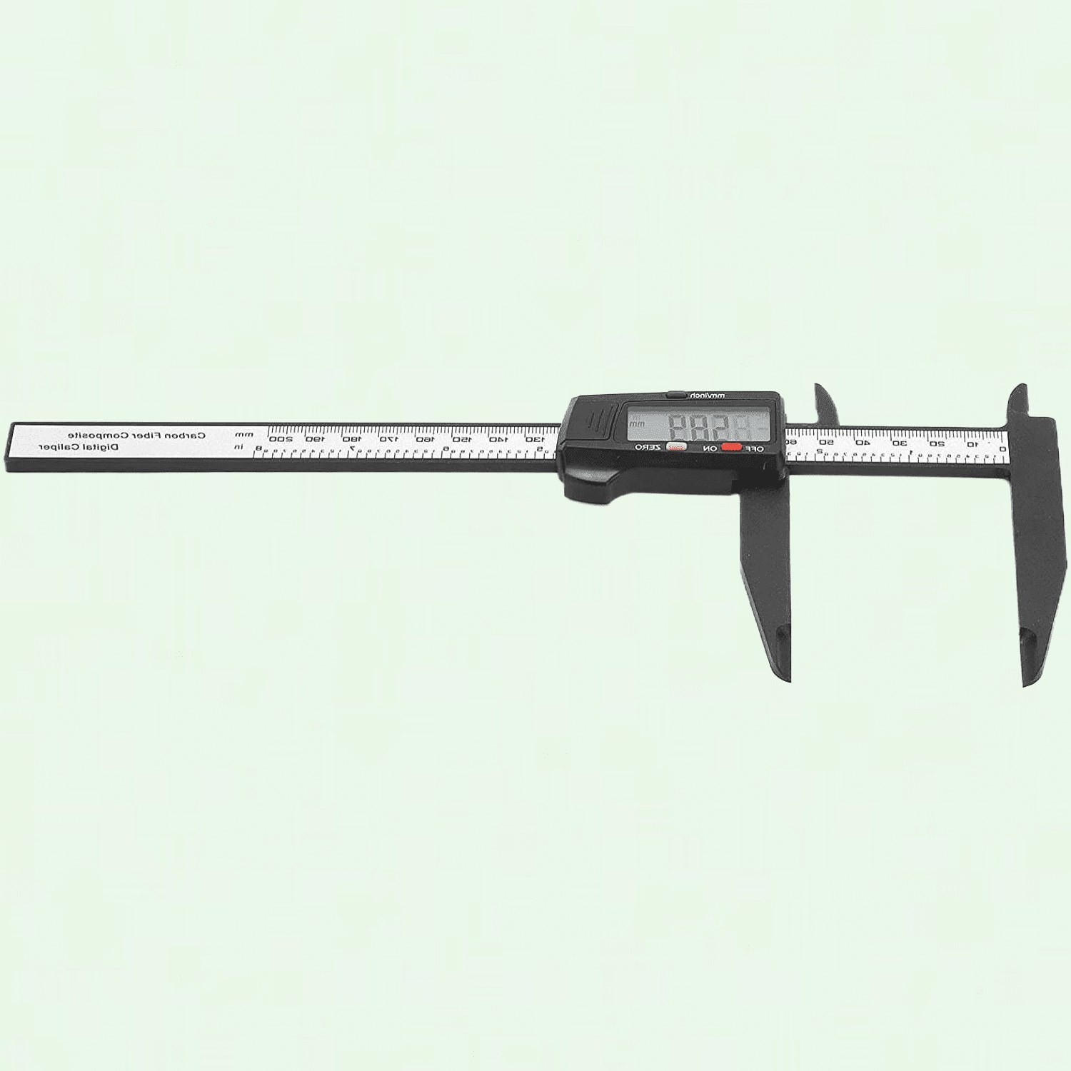 200mm Carbon Fibre Electric Caliper with Large LCD Screen, Metric/Inch ...