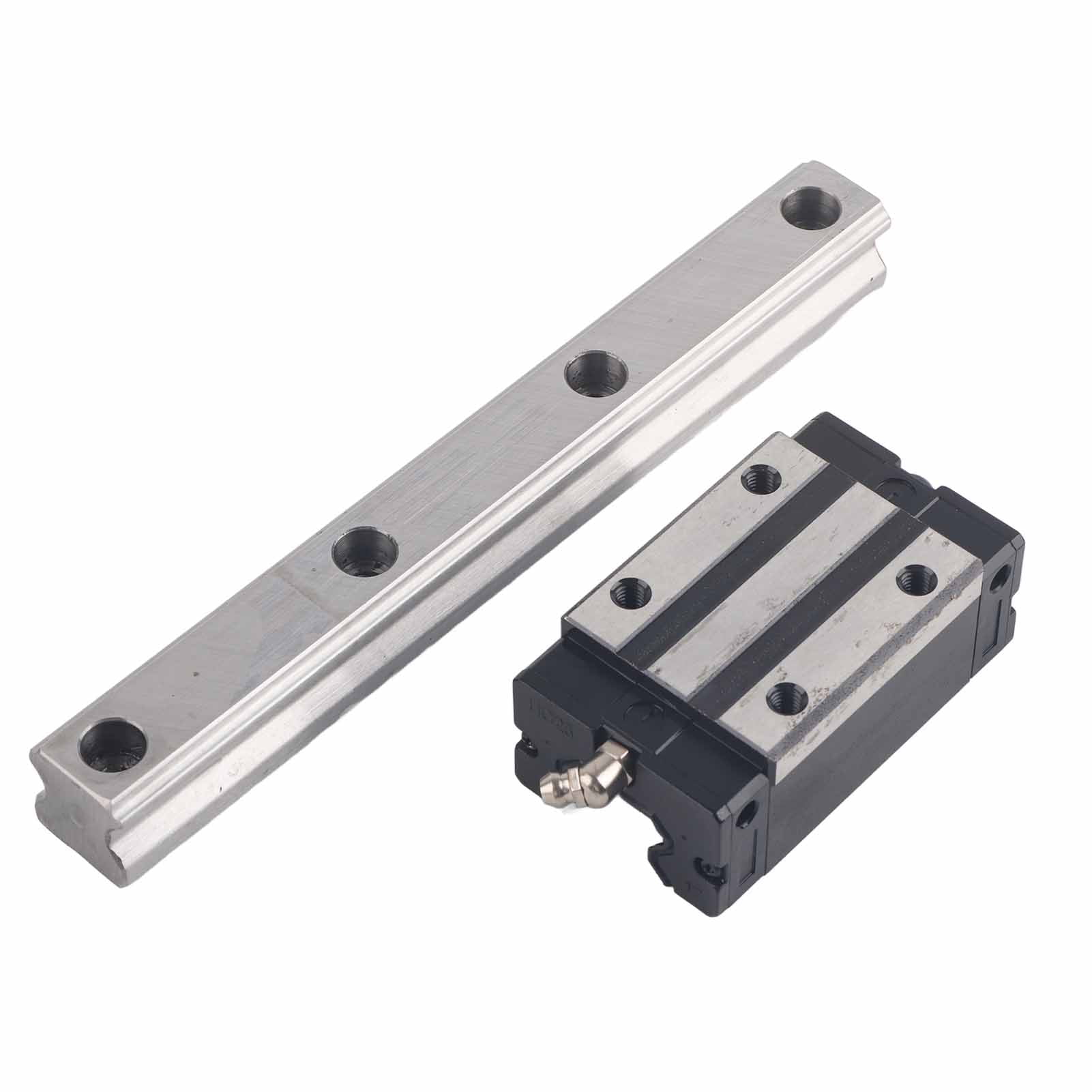 200mm Linear Guide Rail with HGH25CA Bearing Slide Square Block for 3D Printers and CNC Machines ...