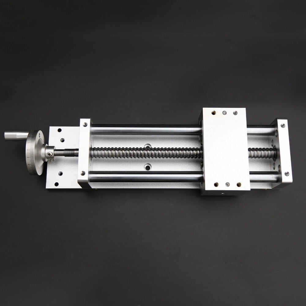 200mm Manual Cross Sliding Table Linear Actuator Rail Module Ballscrew SFU1605 - Walmart.com
