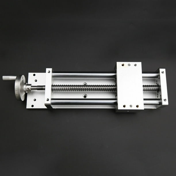 200mm Manual Cross Sliding Table Linear Actuator Rail Module Ballscrew SFU1605 - Walmart.com
