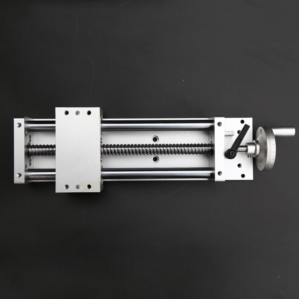 200mm Manual Cross Sliding Table Linear Actuator Rail Module Ballscrew SFU1605 - Walmart.com