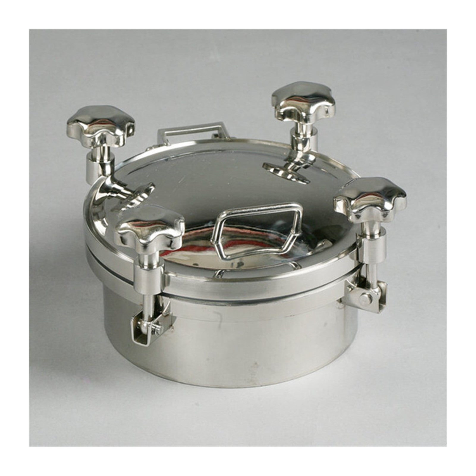 200mm Round Pressure Tank Manhole Cover Stainless Steel EPDM/SILICON ...