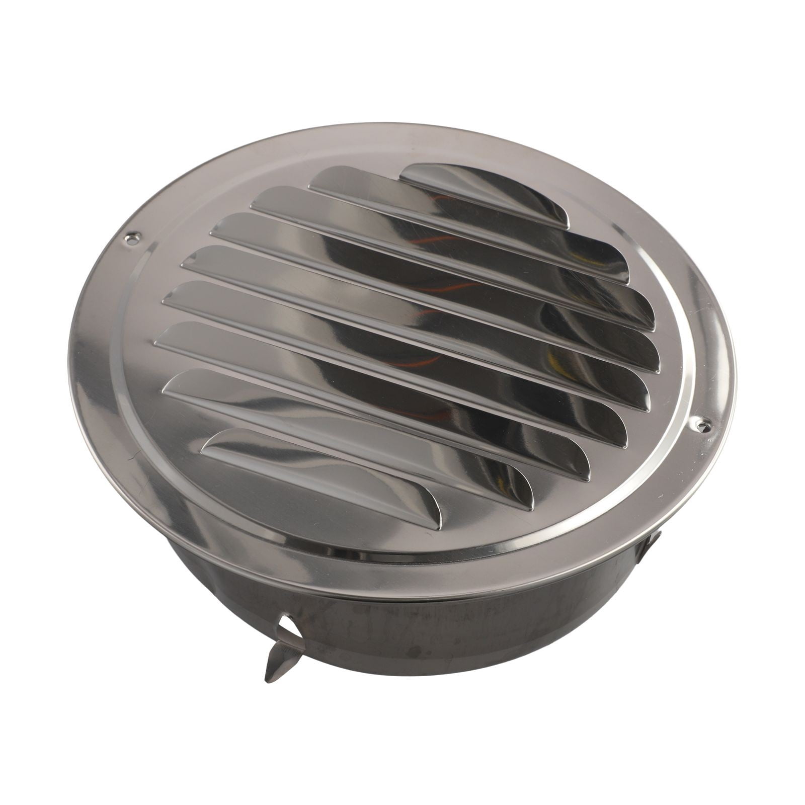200mm Round Stainless-Steel Vent Grille Exterior Wall Duct Ventilation ...