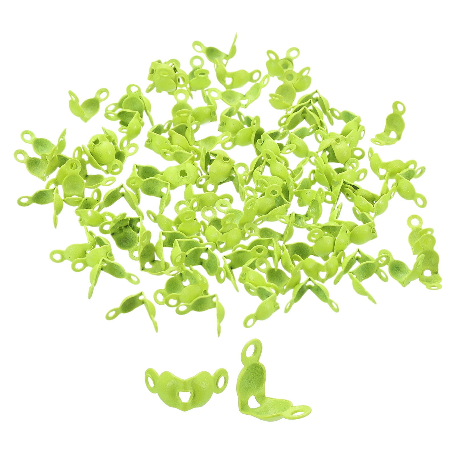 200pack Open Bead Tips Knot Covers for Jewelry Making DIY Crafts, Light ...