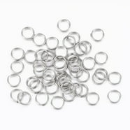10pc 10x2mm 304 Stainless Steel Split Rings Double Loops Jump Rings ...
