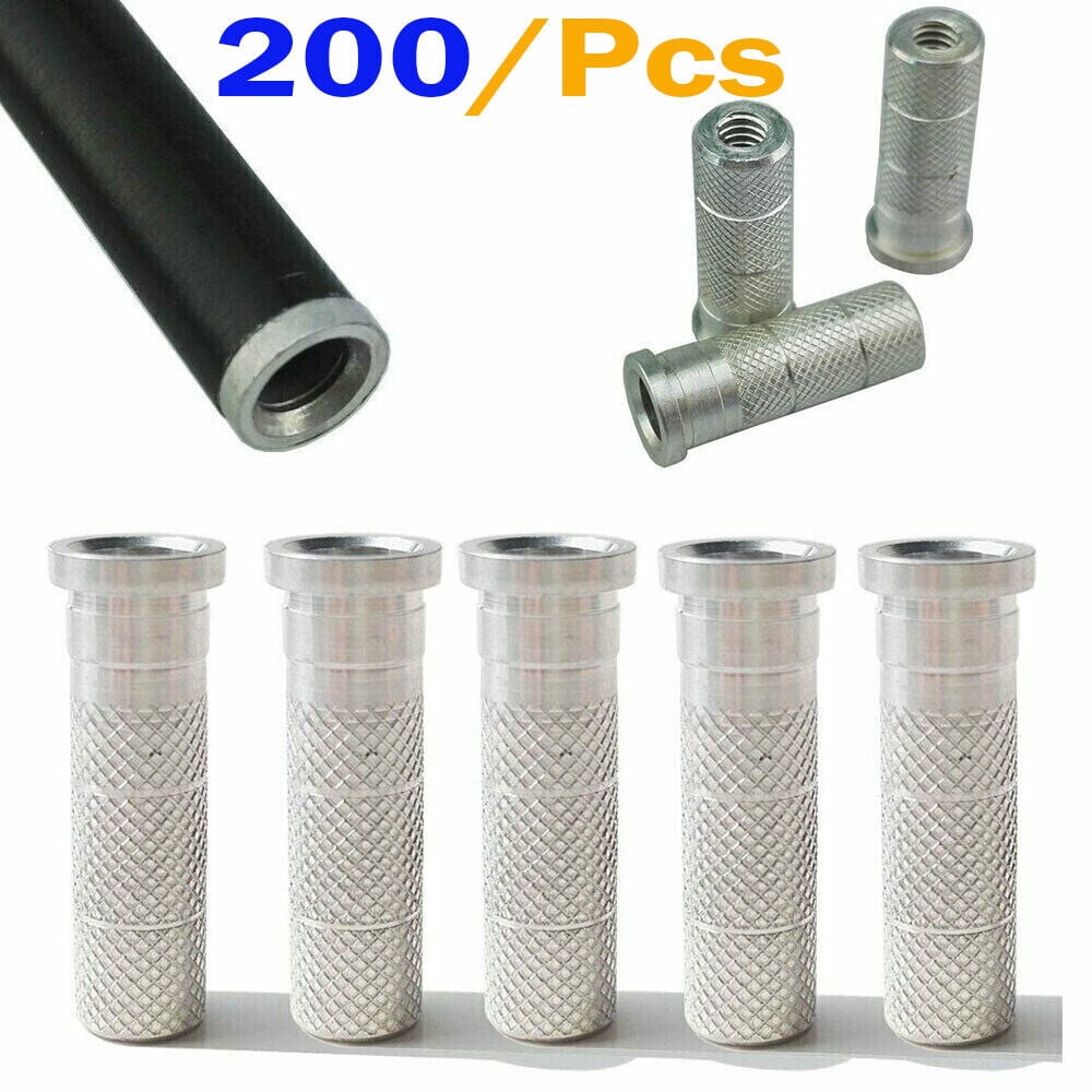 200pc Aluminum Inserts For ID6.2 mm DIY Shaft Archery Bow Shooting ...