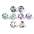 200pc Cellulose Acetate(Resin) Stud Earring Findings with 316 Surgical ...