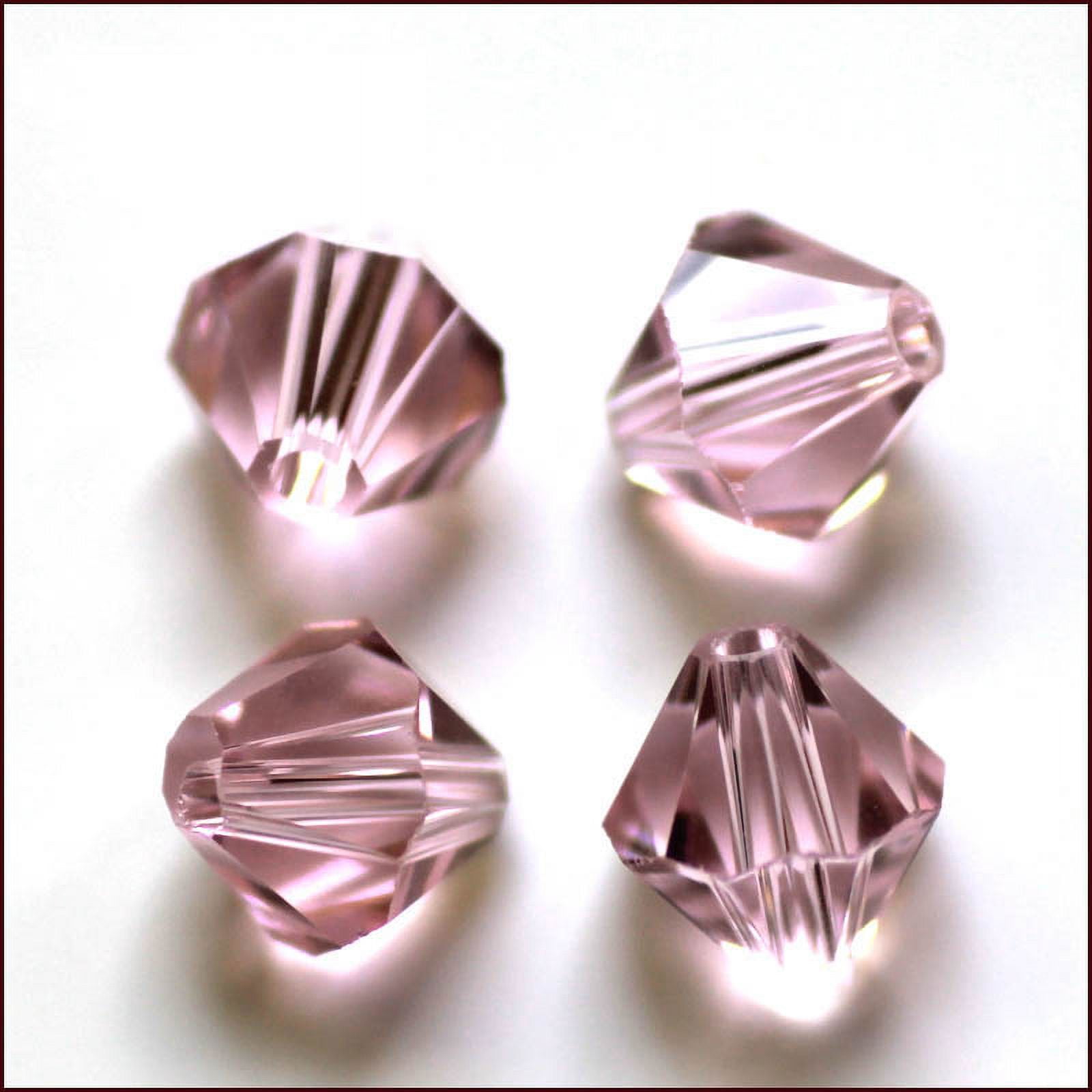 200pc Imitation Austrian Beads Grade AAA K9 Glass Faceted Bicone Violet ...