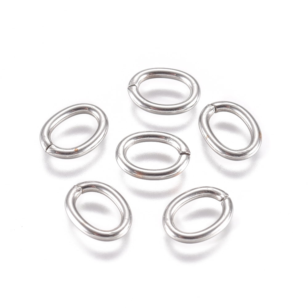 200pc Tarnish Resistant 304 Stainless Steel Jump Rings Open Jump Rings ...