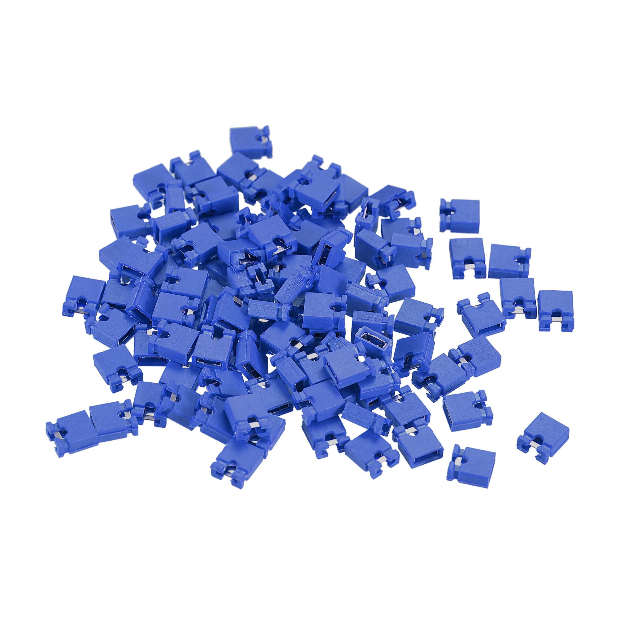 200pcs 2.54mm Standard Pin Header Jumper Cap Short Circuit Connection ...