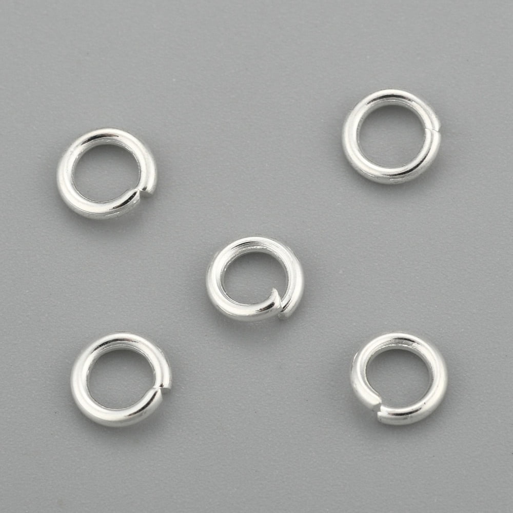 200pcs 200pcs 304 Stainless Steel Jump Rings Open Jump Rings Silver 18 ...