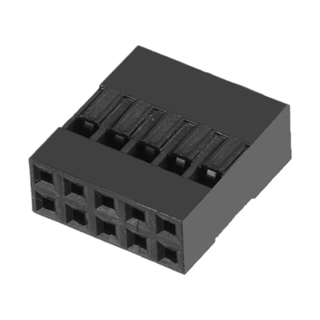 200pcs 2x5P Jumper Wire Cable Female Pin Connectors 2.54mm Pitch ...