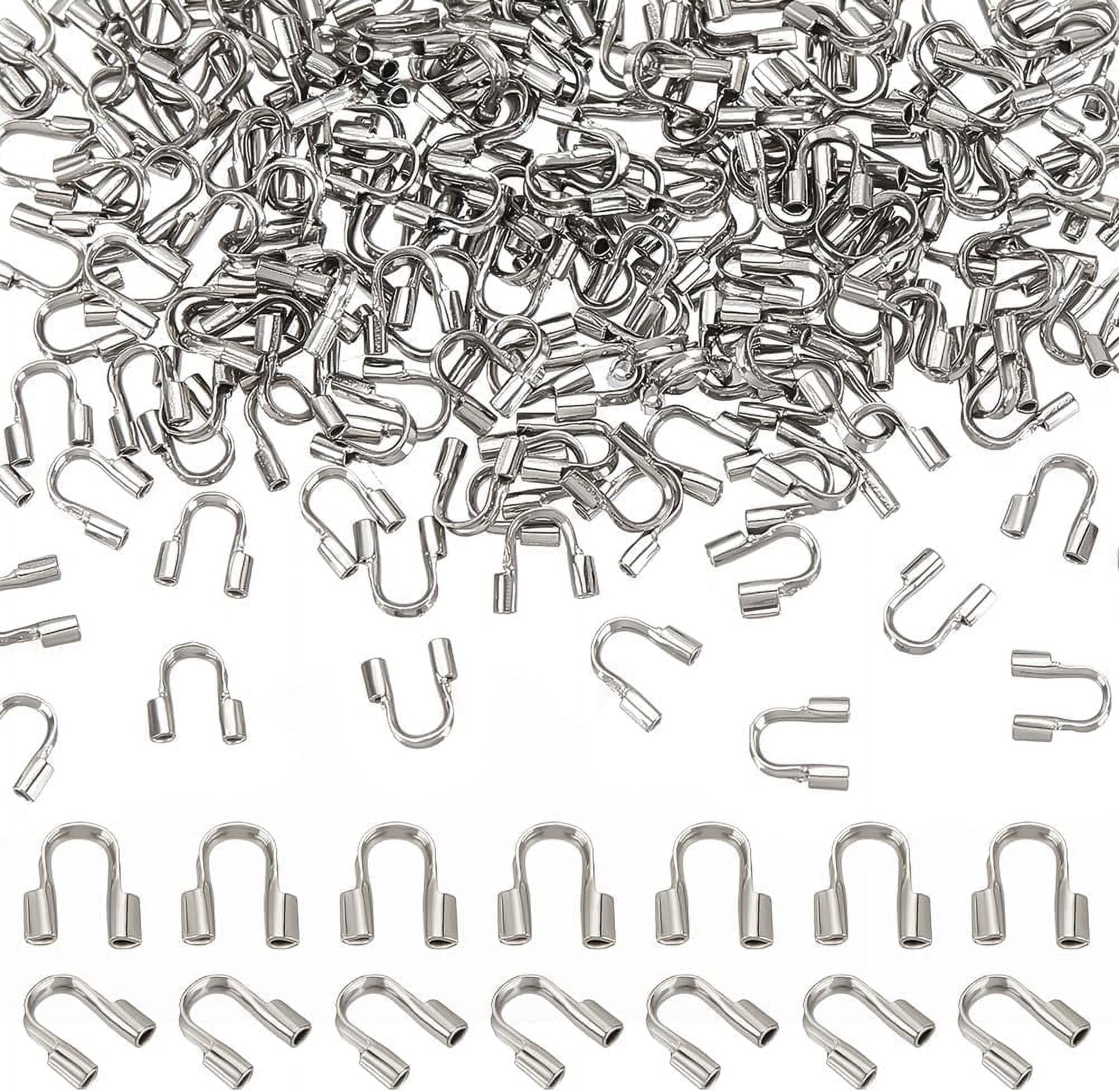 200pcs 304 Stainless Steel Wire Guardian Protectors U Shape Wire Guard ...