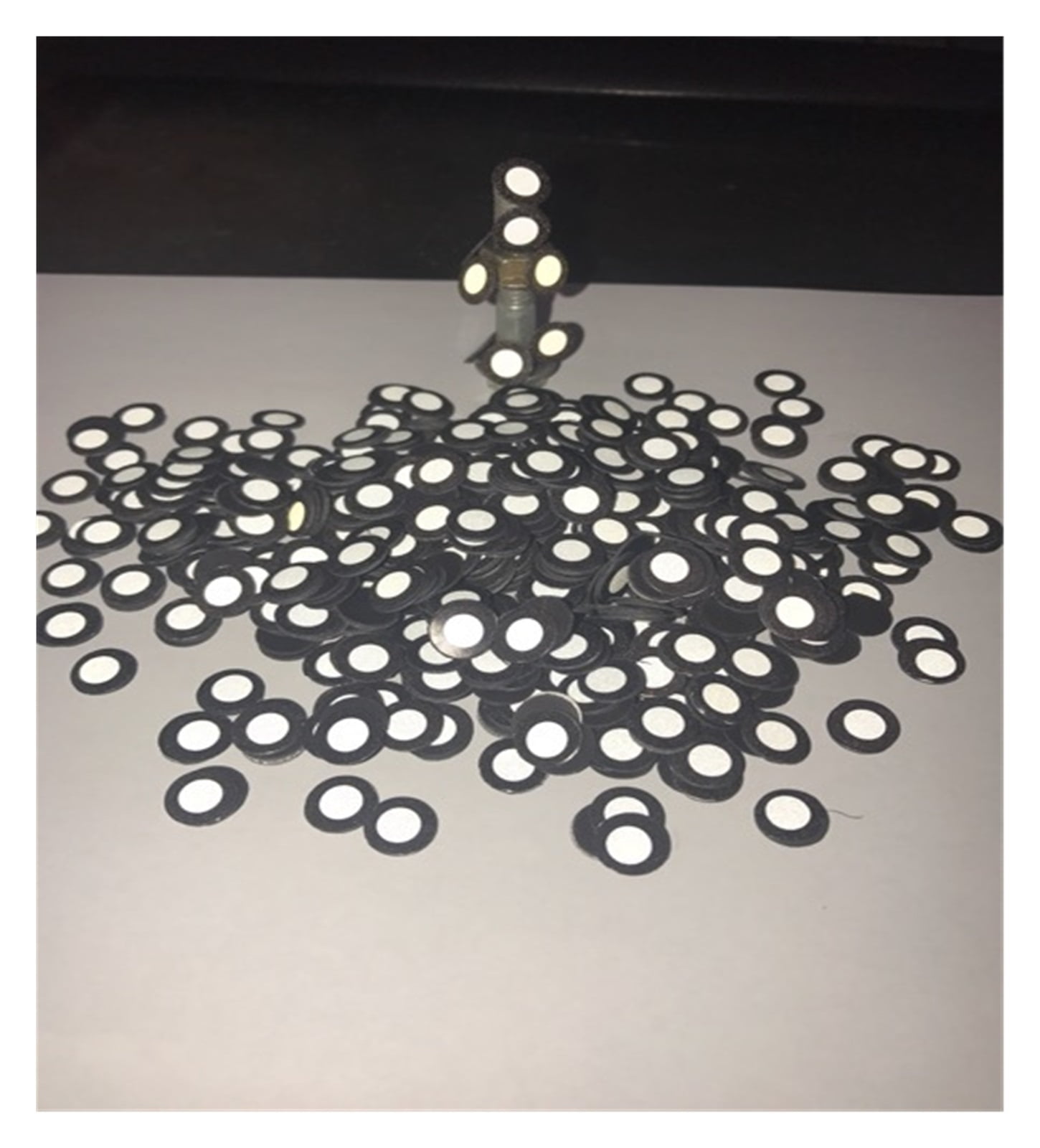 200pcs 3D Scan Positioning Targets Magnetic Marking Points Gauge Points ...