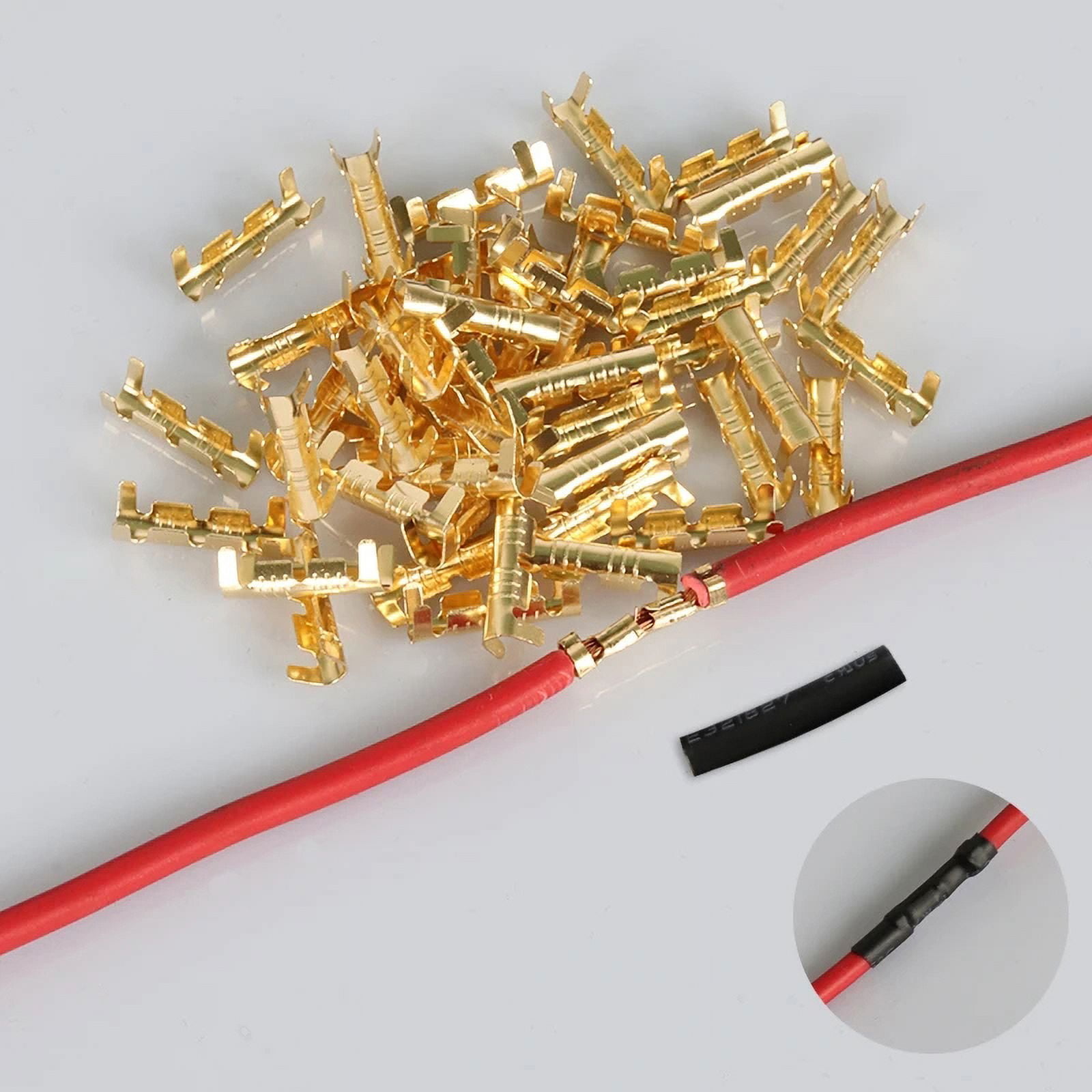 200pcs 453 U-Terminal Lug Wire Butt Joint Cold Terminal, Fascia Of ...