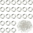200pcs 925 Sterling Silver Jump Rings Open Jump Rings 24 Gauge/2.5mm ...