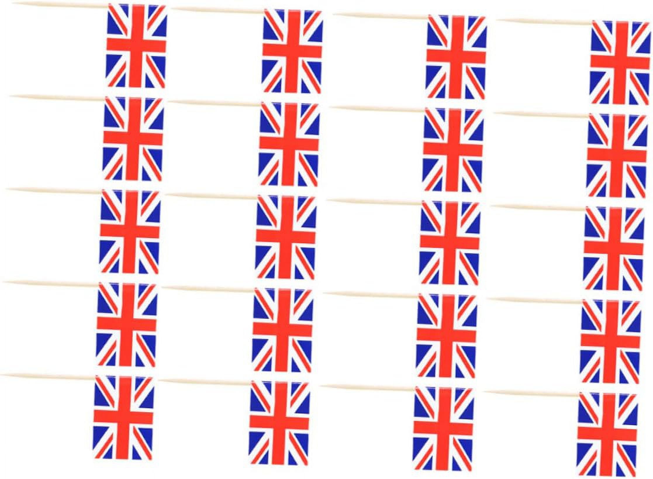 200pcs American Toothpick Flag Union Jack Cocktail Sticks Cake ...