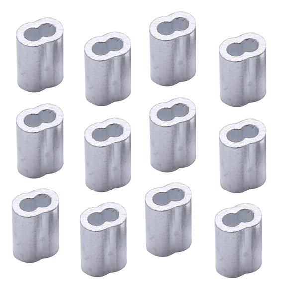 200pcs Cable Crimps Wire Ferrules Rope Steel Cable Aluminum Crimping ...