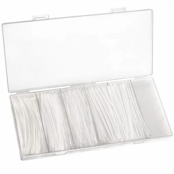 200pcs Clear Heat Shrink Tubing, Wire Wrap Cable Sleeves, Assorted Tubes Kit, 6 Size φ1.5/2.5/3 ...