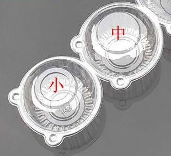 200pcs Clear Packaging Boxes Mid- Cake Transparent Mini Cake Containers ...