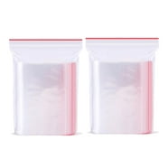 Uehgn 100Pcs 4x6cm Zip Jewelry Pill Reclosable Resealable Pouch Plastic ...