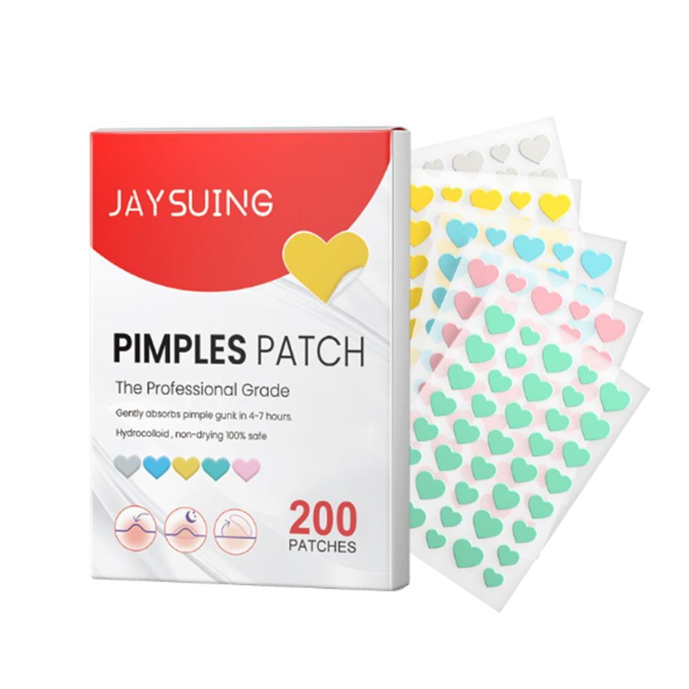 200pcs Color Heart Acne Patch Color Acne Patch Acne Treatment Concealer ...