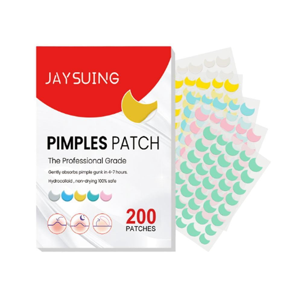 200pcs Color Moon Acne Patch Color Acne Patch Acne Treatment Concealer ...
