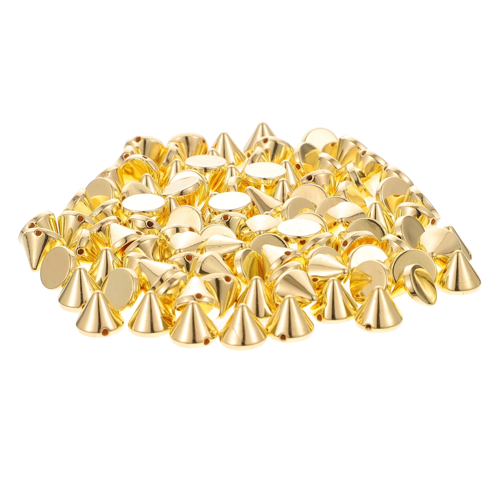 MLINS 200pcs Cone Spikes DIY Plastic Punk Studs Punk Style Rivets ...