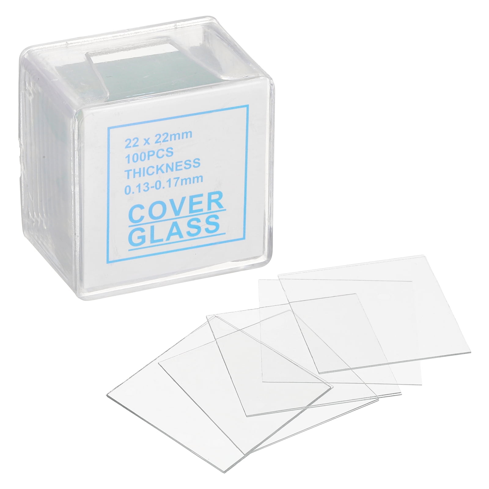 200pcs Cover Slips for Microscope Slides, 22x22mm Microscope Cover ...