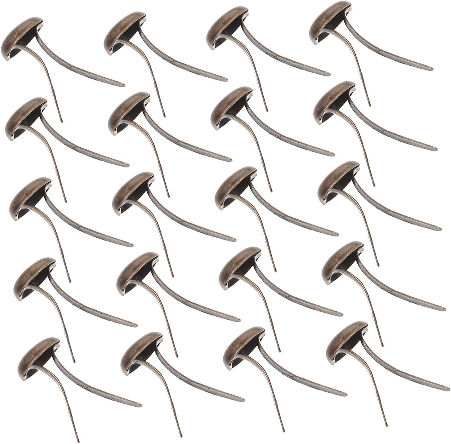 200pcs DIY Two-legged Nails Metal Trim Vintage Decor Rivets for Metal ...