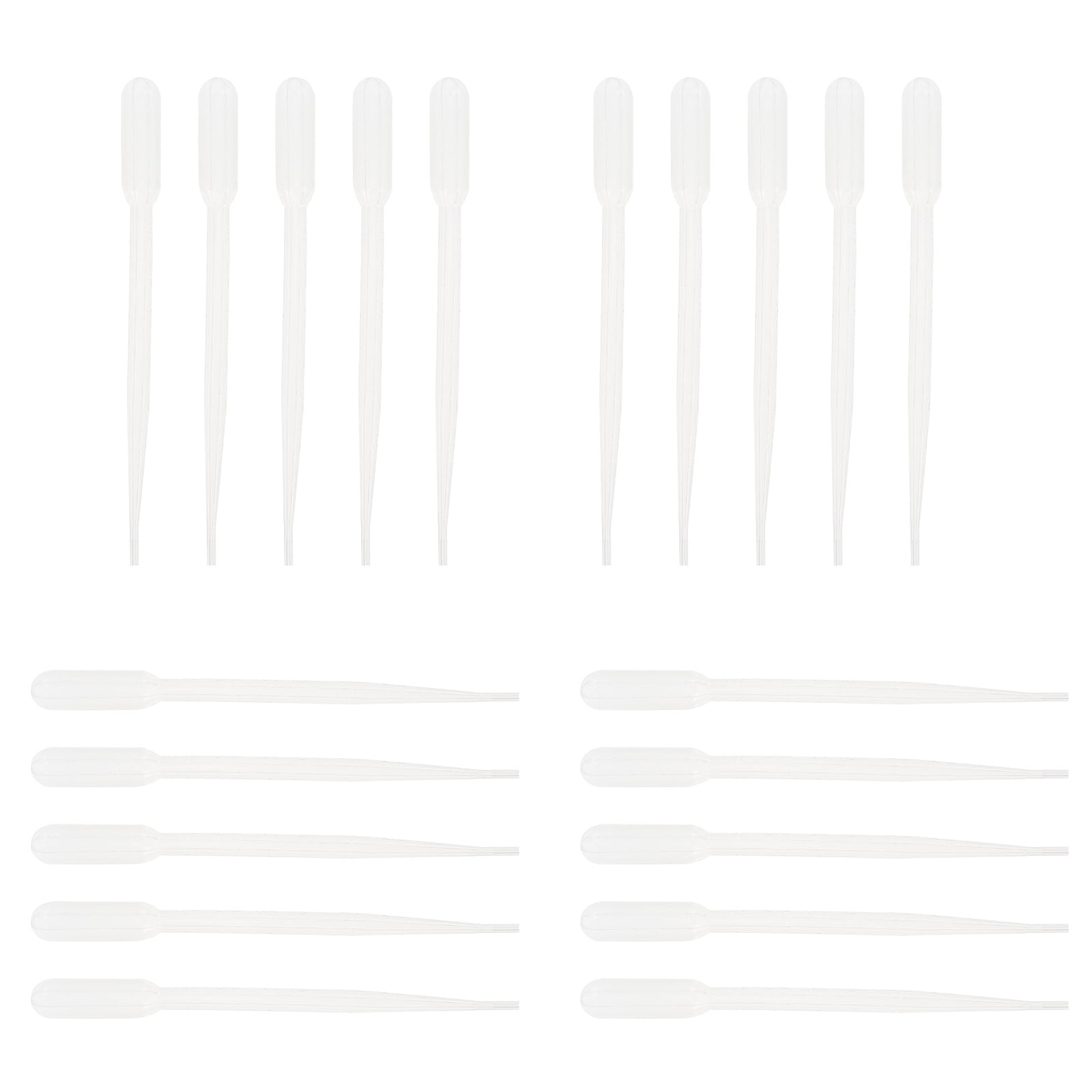 Plastic Disposable Pipettes for Experiment Use with Clear Graduation ...