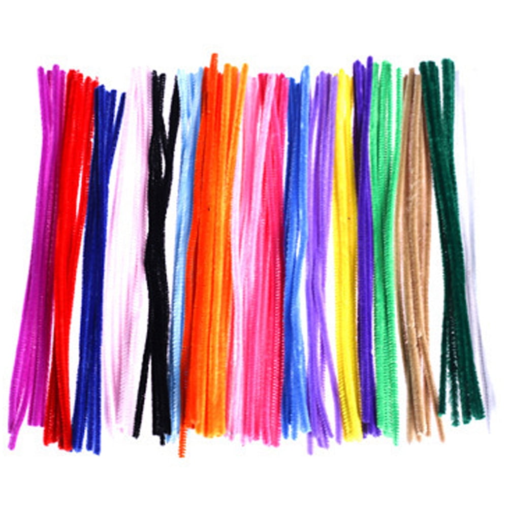 200pcs Diy Craft Twisting Bar Playthings Chenille Stems Educational Diy Twisted Playthings ...
