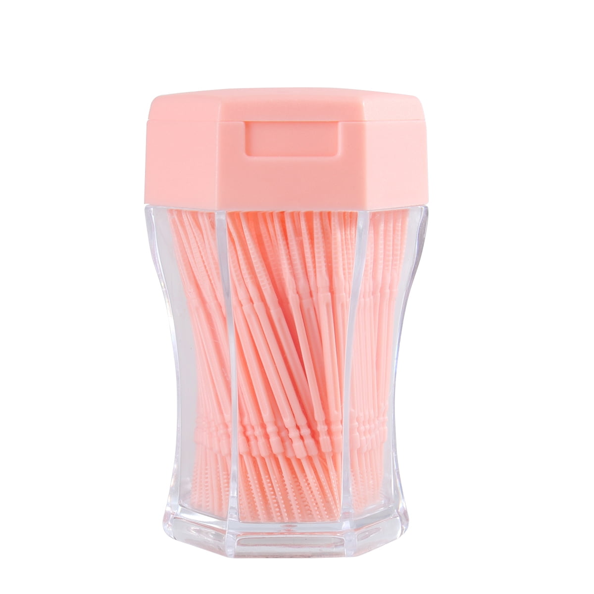 200pcs Double-head Toothpicks Plastic Oral Care Interdental Floss ...