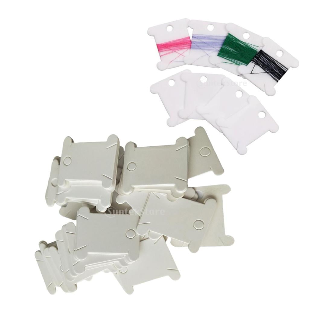 200pcs Empty Cardboard Thread Card Wrapping Card Thread Spool for ...