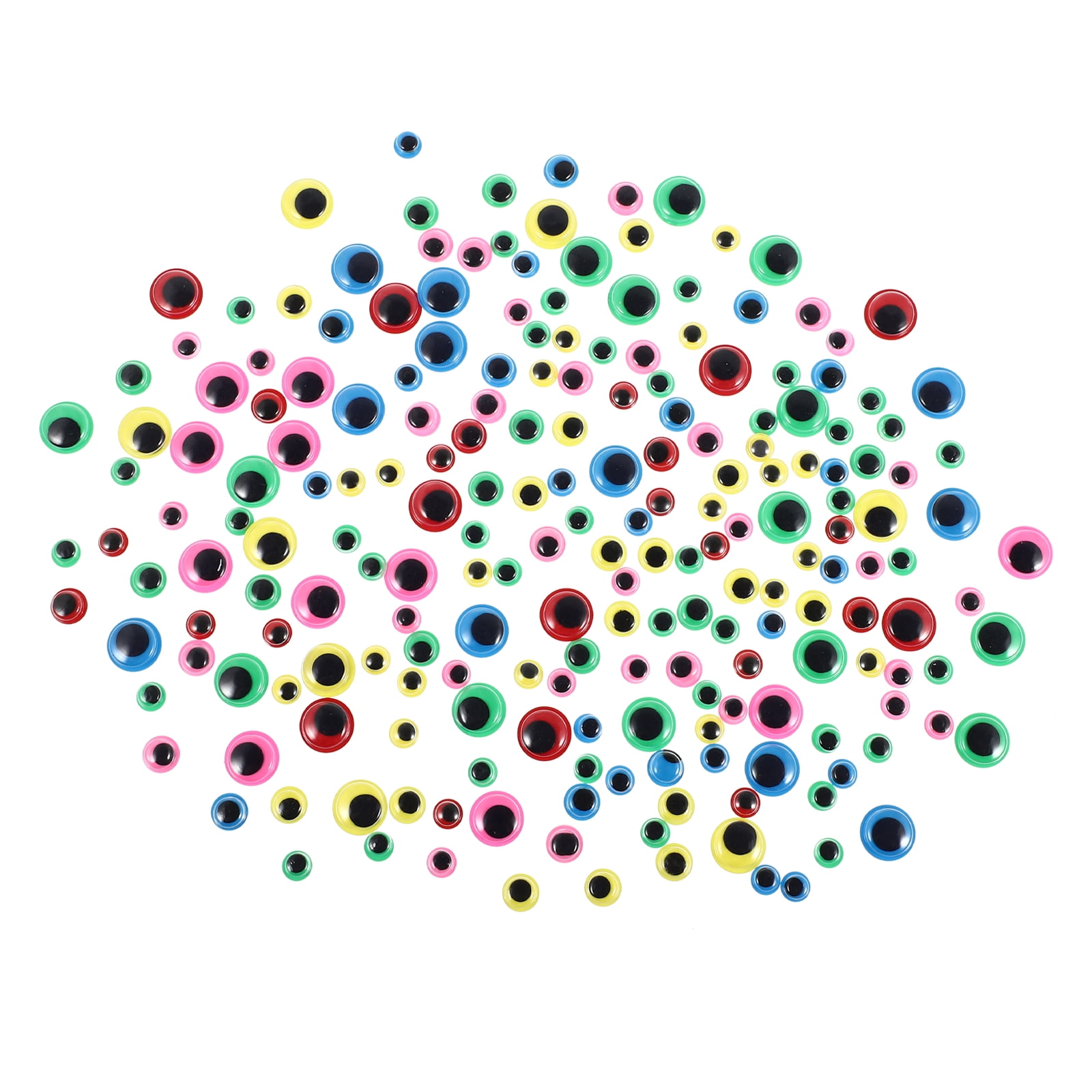 200pcs Self Adhesive Eyeball Stickers for Crafts with Vivid Colors and ...