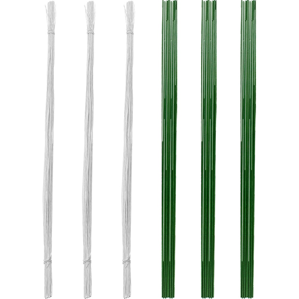 DRAFIDEEP Paper Flower Wire Stems Assorted Color 200Pcs - Walmart.com